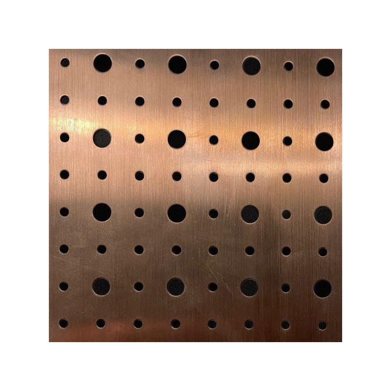 perforated metal sample