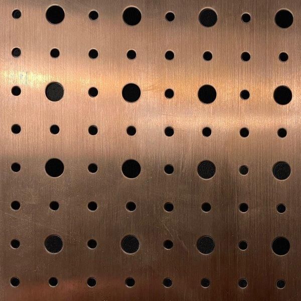 perforated bronze sheet